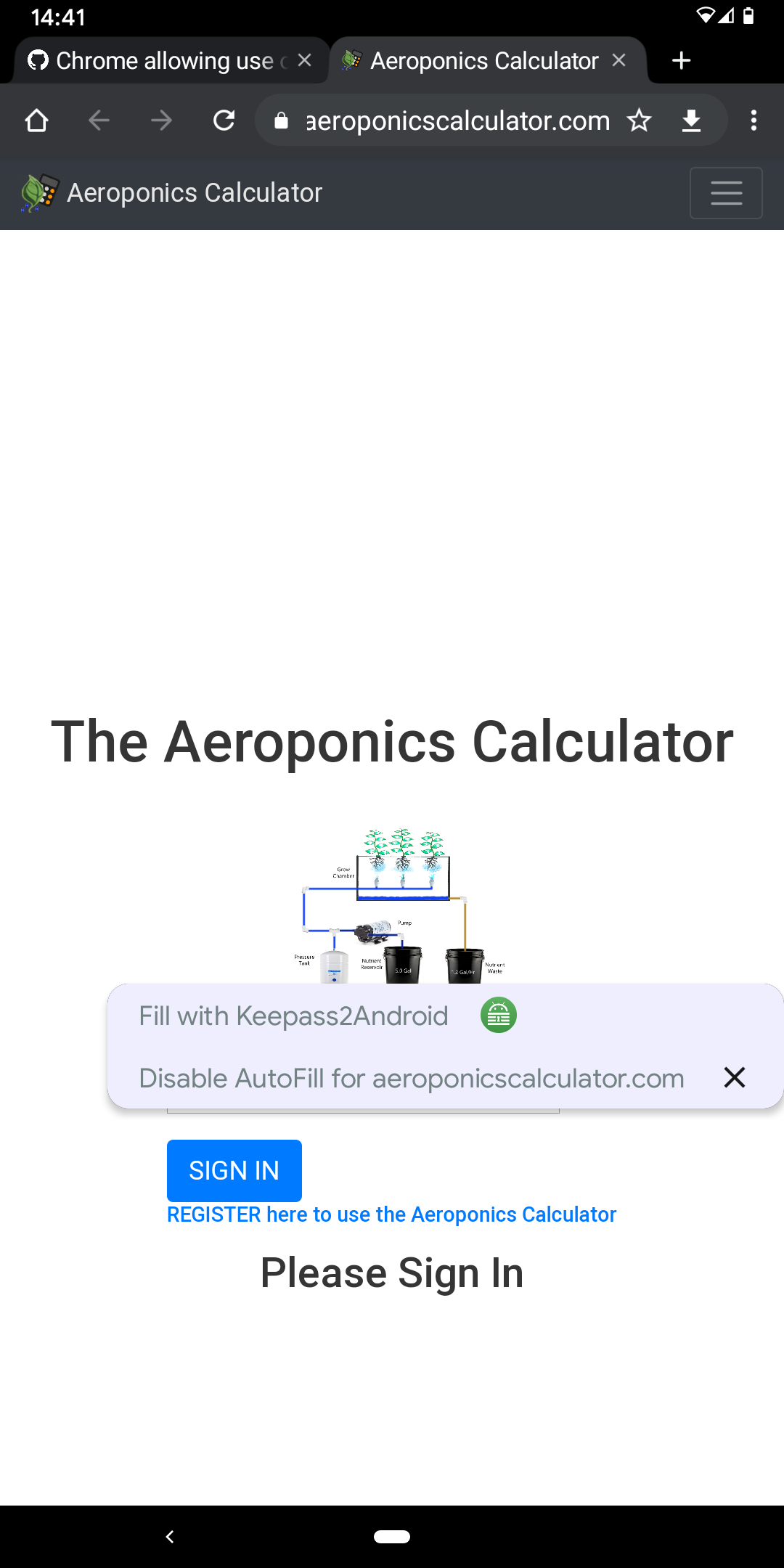Chrome allowing use of keepass2android · Issue #1320 · PhilippC/keepass2android · GitHub