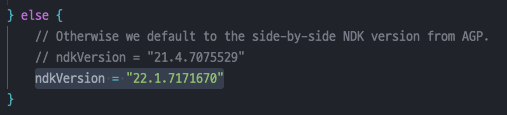 A Problem Occurred Configuring Project React Native Reanimated Ndk Not Configured