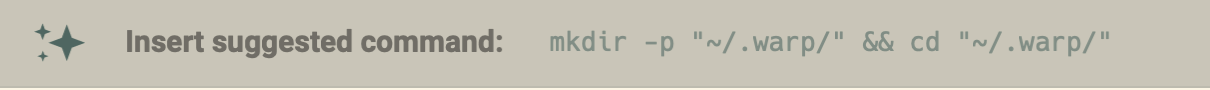 Warp Suggests Dangerous Command Mkdir P ~ Warp · Issue 2999 · Warpdotdev Warp · Github
