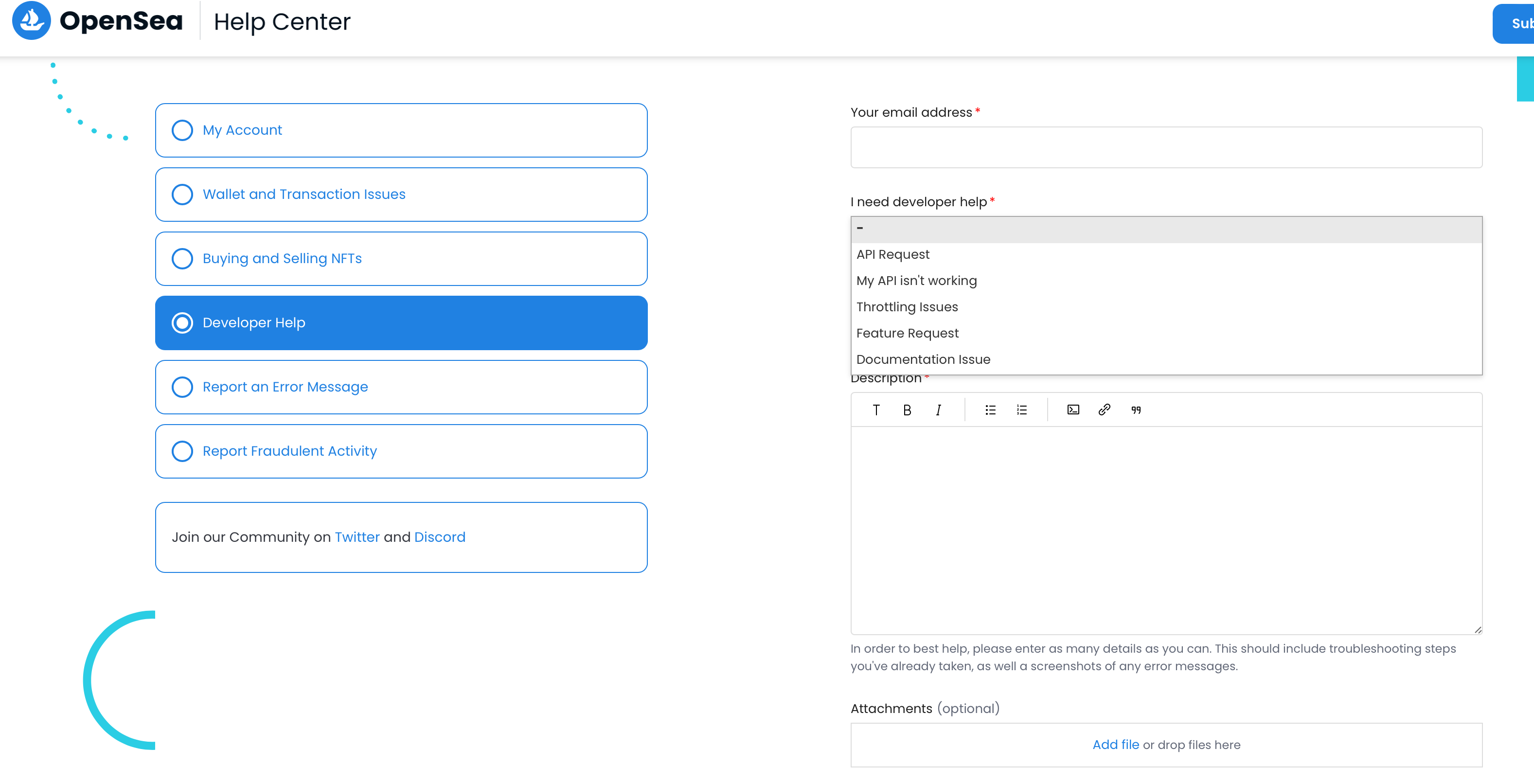 Can't get an API key. · Issue #559 · ProjectOpenSea/opensea-js · GitHub